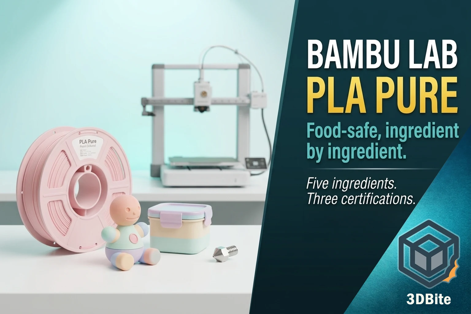 Bambu Lab Releases PLA Pure: The Food-Safe Filament Story, Properly ...